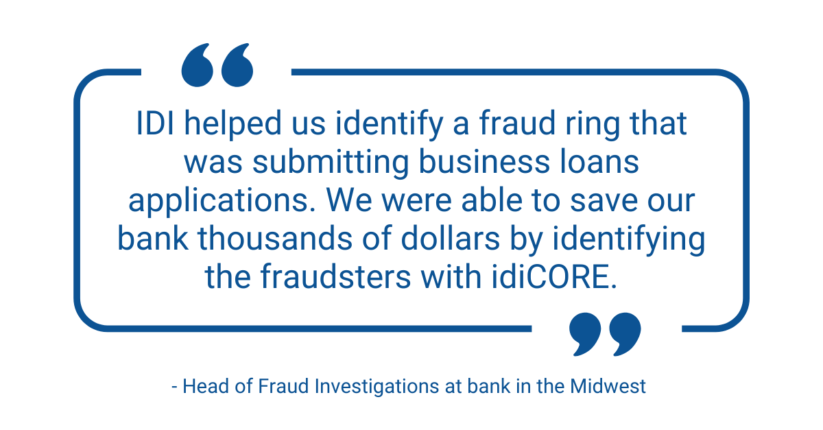 Next-generation identity insights for fraud investigators